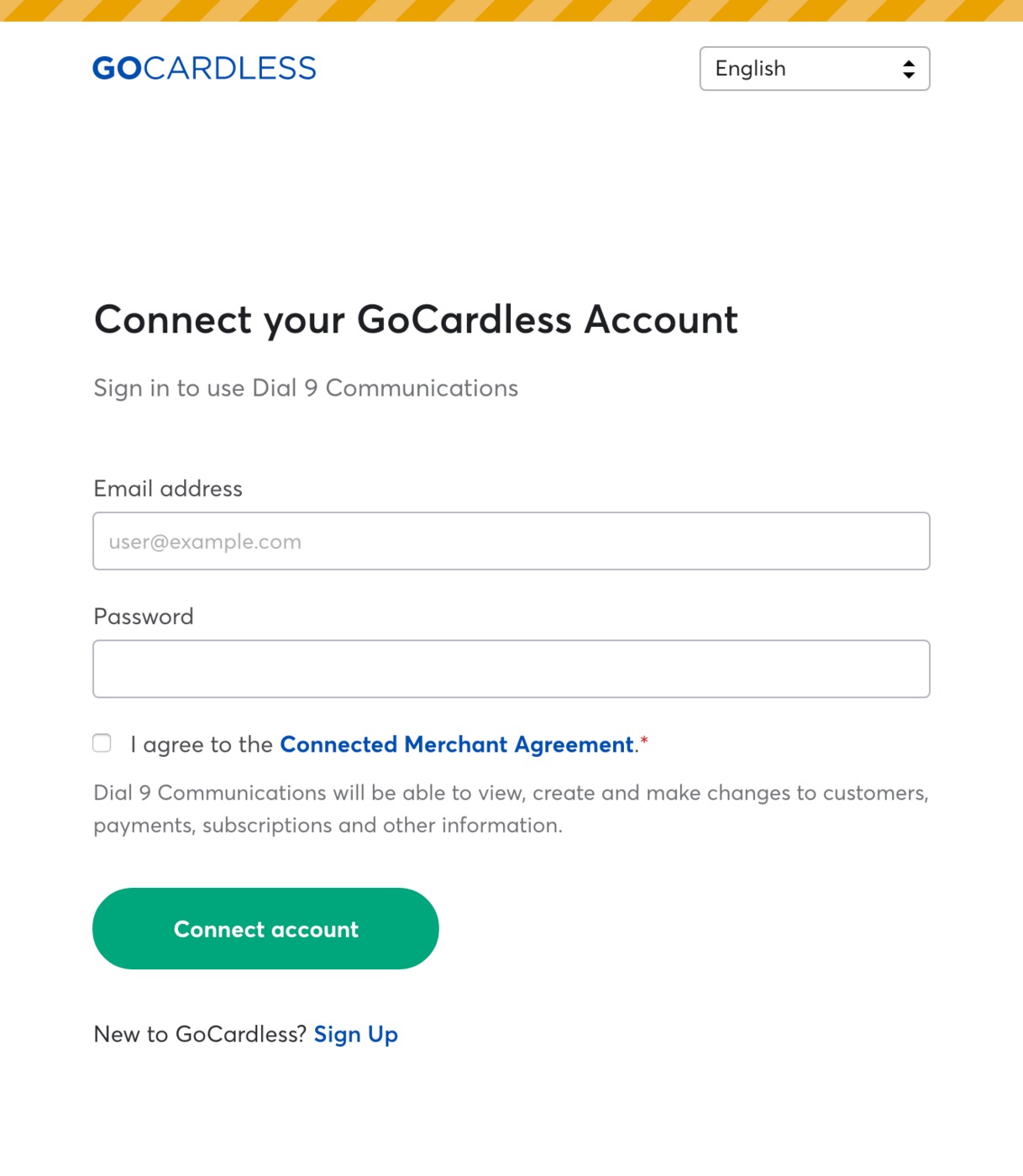 GoCardless - Help and support - Dial 9